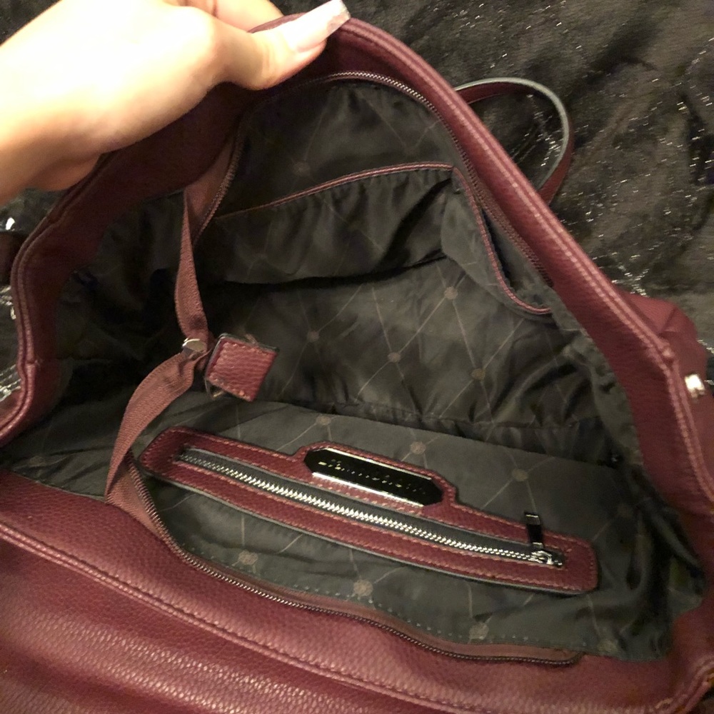 New Madison West Burgundy Shoulder Purse - Gem